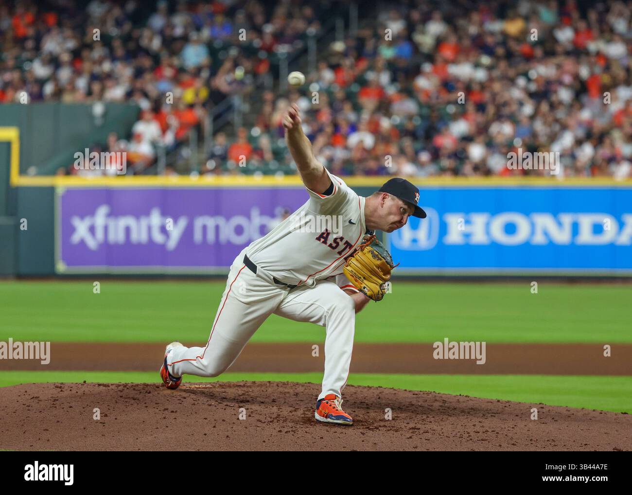 HOUSTON, TX - APRIL 29: Houston Astros starting pitcher Ryan Gusto (67 ...