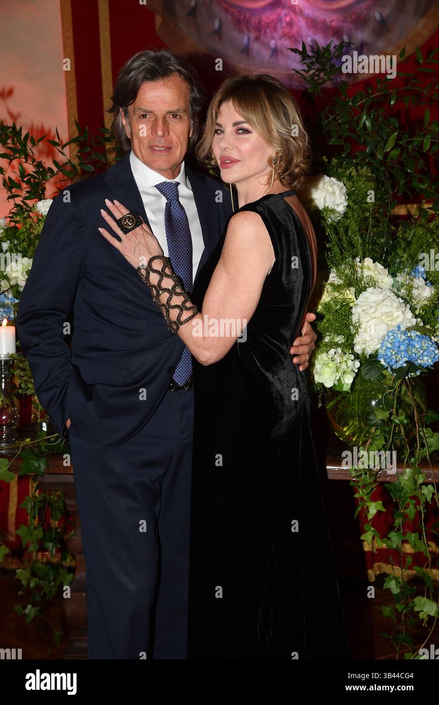 Rome, Italy. 30th Apr, 2025. Rome, Palazzo Ruspoli Gala Dinner for the ...