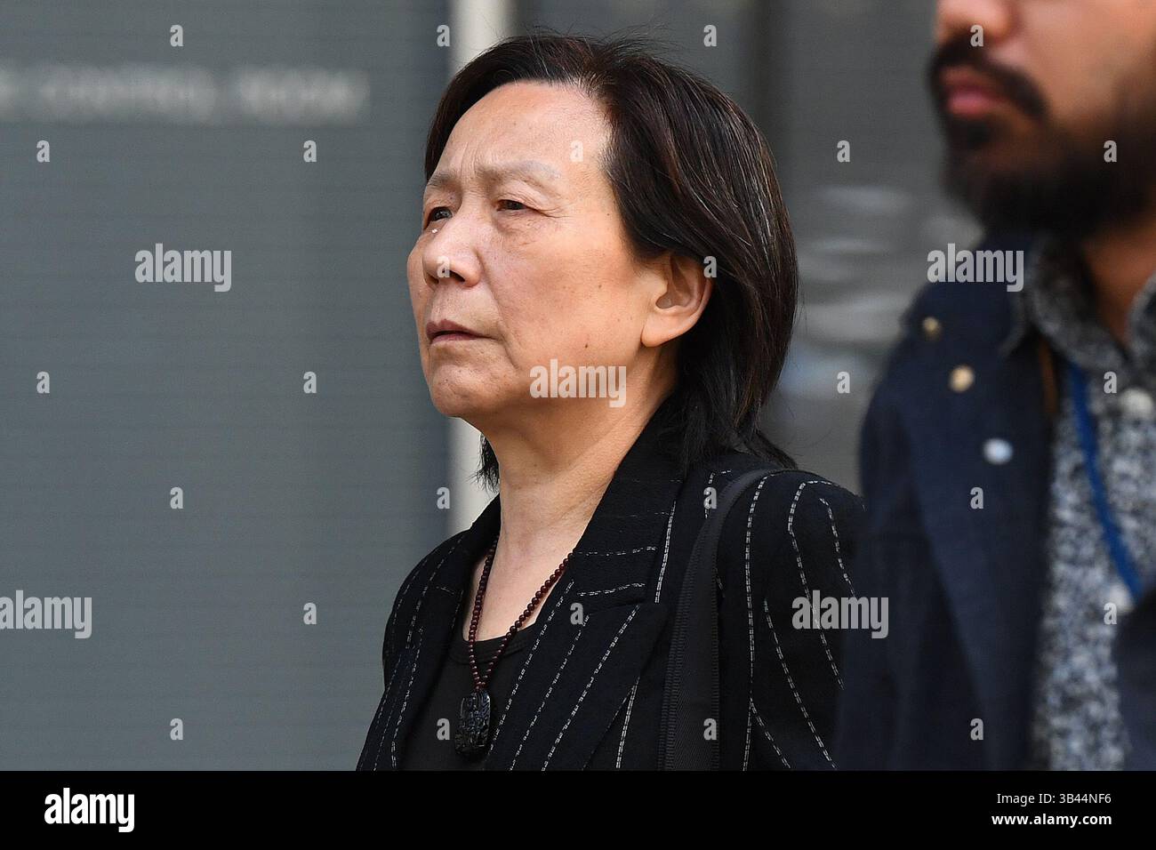 Rongmei Yan, (left) mother of alleged murder victim Qiong Yan, leaves ...