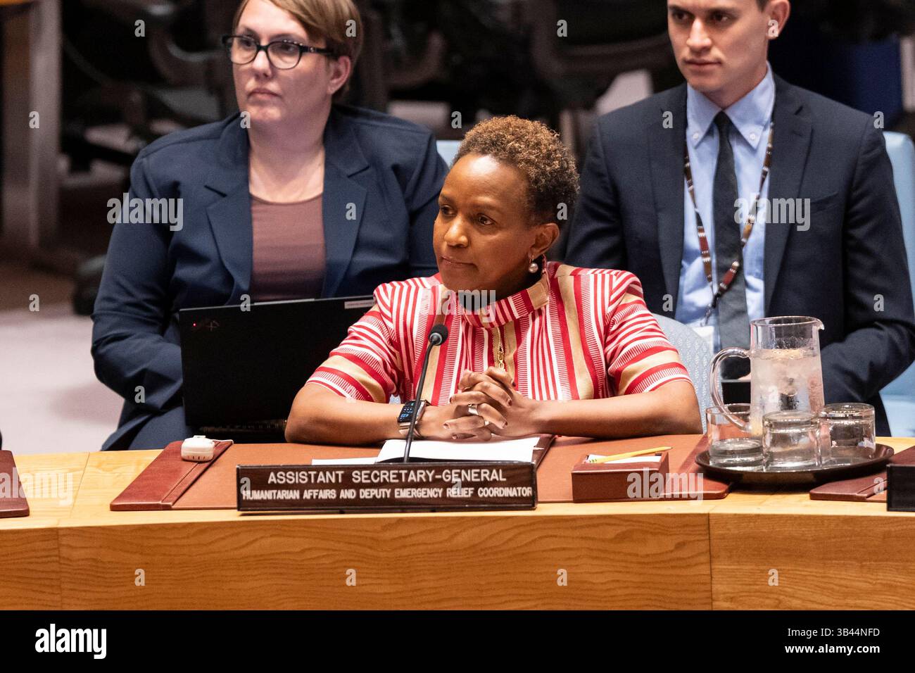 New York, New York, USA. 29th Apr, 2025. Joyce Msuya, Assistant ...