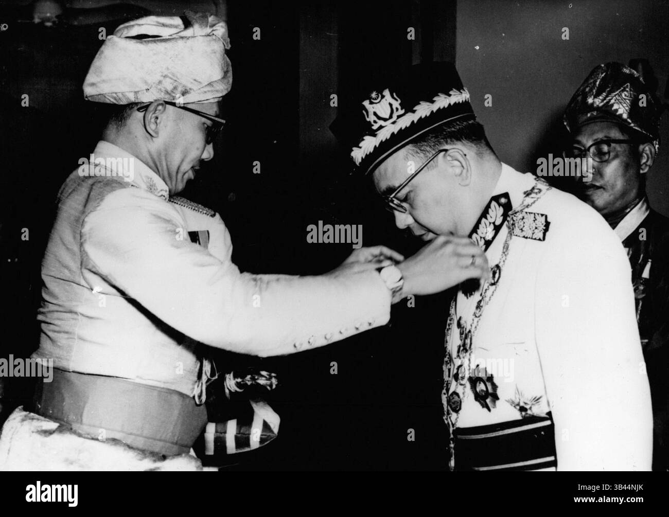 Dec. 16, 1965 - Investiture at Kuala Lumpur - His Highness The Sultan ...