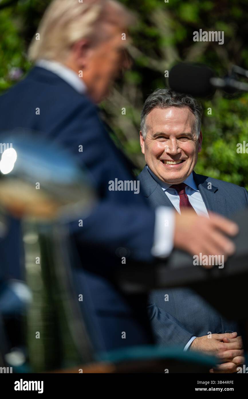 April 28, 2025, Washington, District of Columbia, USA: President Donald ...