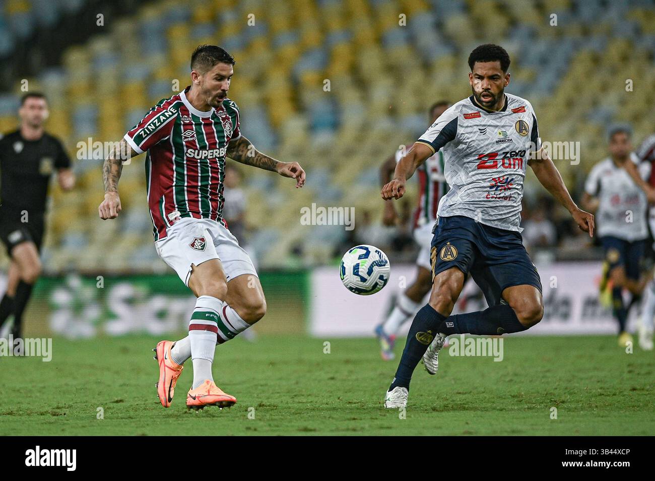 Rio De Janeiro, Brazil. 29th Apr, 2025. Everaldo of Fluminense during ...