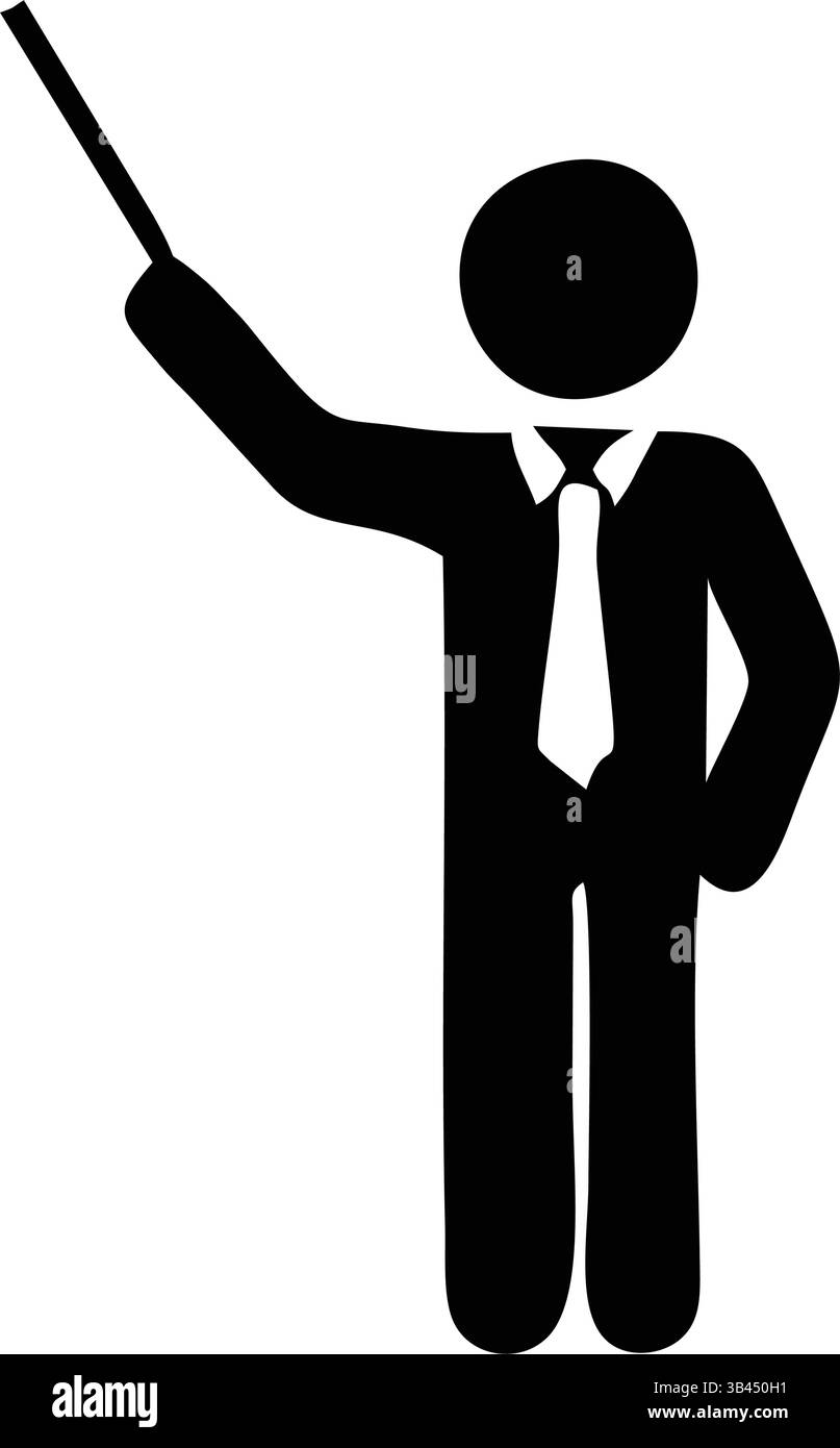 Pointing stick Black and White Stock Photos & Images - Alamy