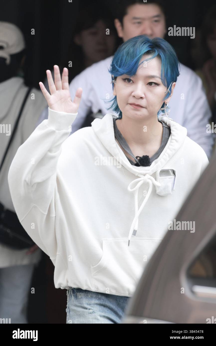 Chinese singer, songwriter, and actress Bibi Zhou appears in Changsha ...