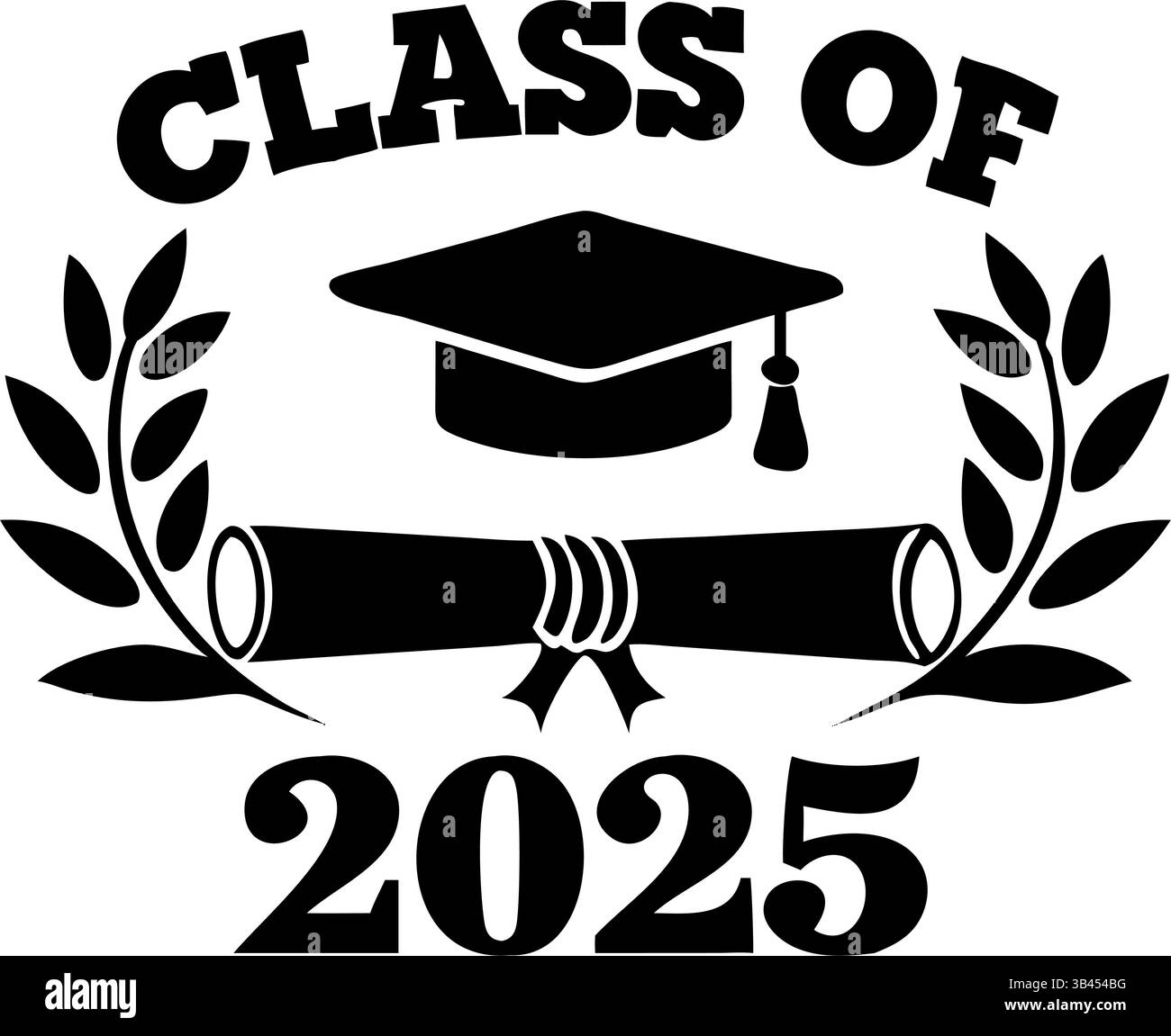 Class 2025 graduation cap hi-res stock photography and images - Alamy