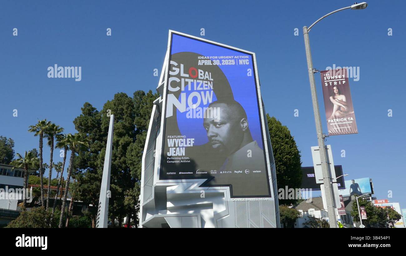 Los Angeles, California, USA 29th April 2025 Wyclef Jean Global Citizen ...