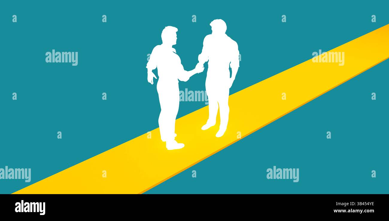 Business Handshake Abstract Background for Trust as Concept Stock Photo ...