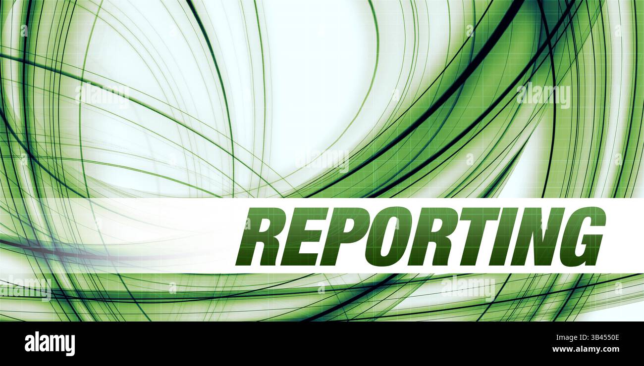 Green reporting hi-res stock photography and images - Alamy