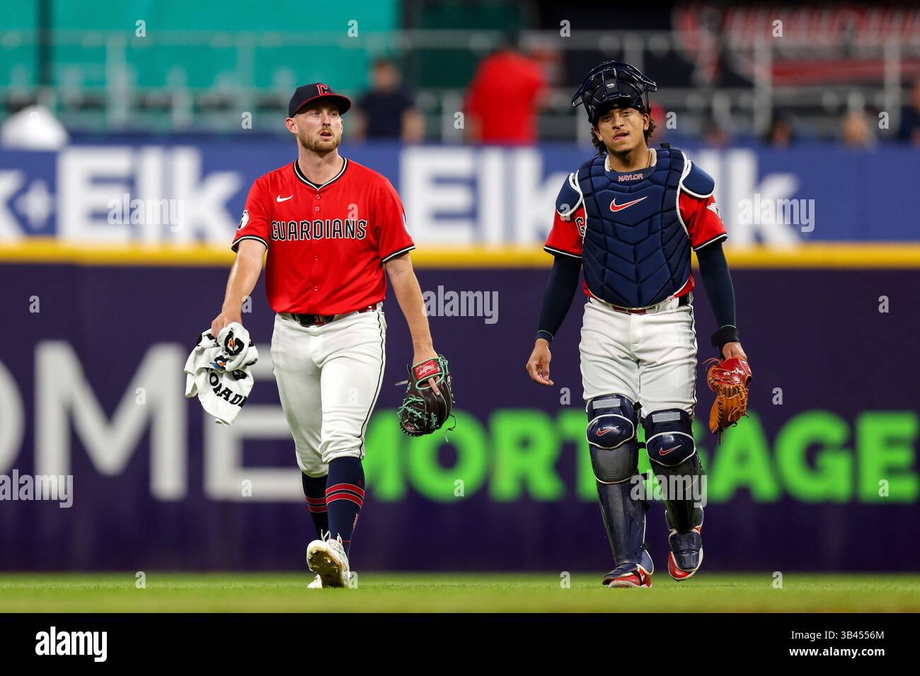 CLEVELAND, OH - APRIL 29: Cleveland Guardians starting pitcher Tanner ...