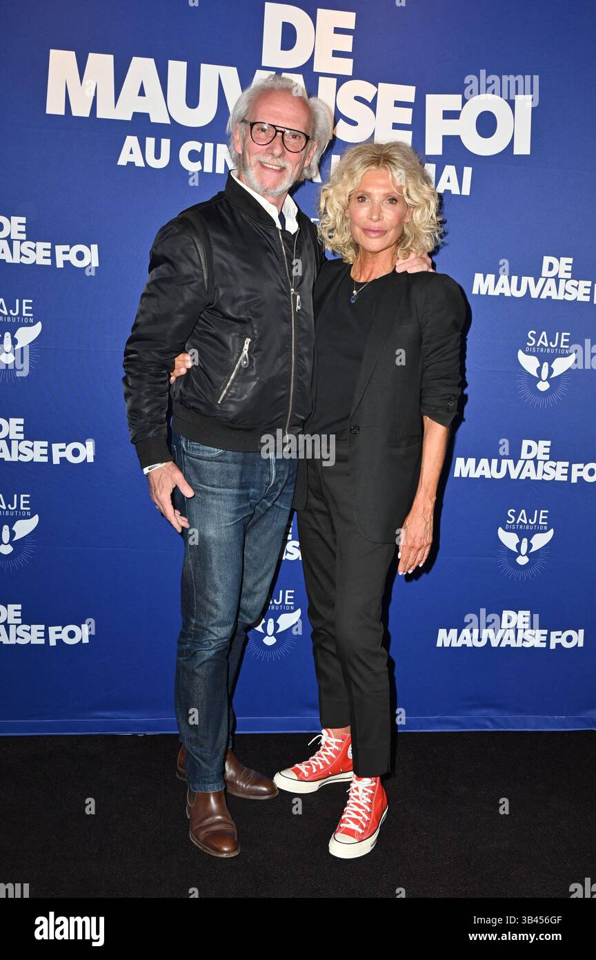 Paris, France. 29th Apr, 2025. Geoffroy Thiebaut and Carole Fantoni ...