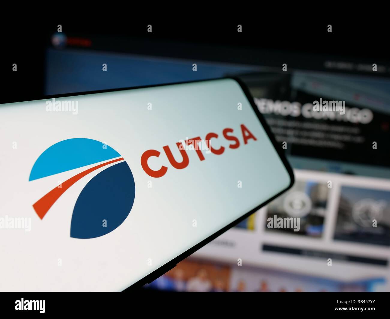 In this photo illustration, a smartphone with the logo of Uruguayan ...