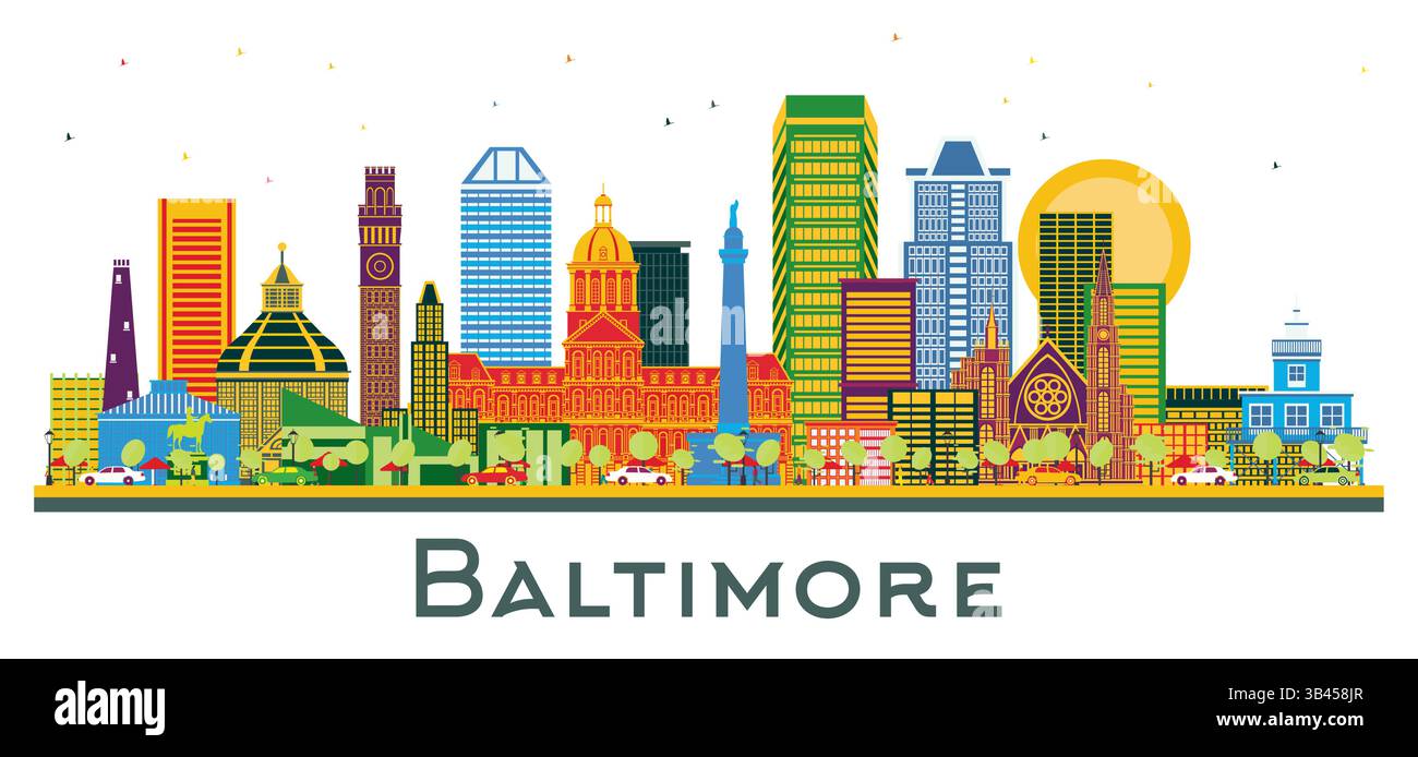 Baltimore maryland buildings Stock Vector Images - Alamy