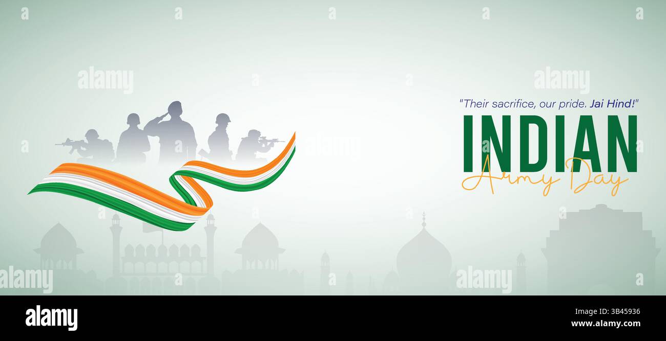 indian army day Banner | Social Media Poster Stock Vector Image & Art ...
