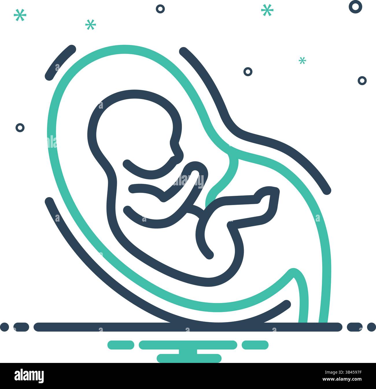 Icon for fetus, foetuses Stock Vector Image & Art - Alamy