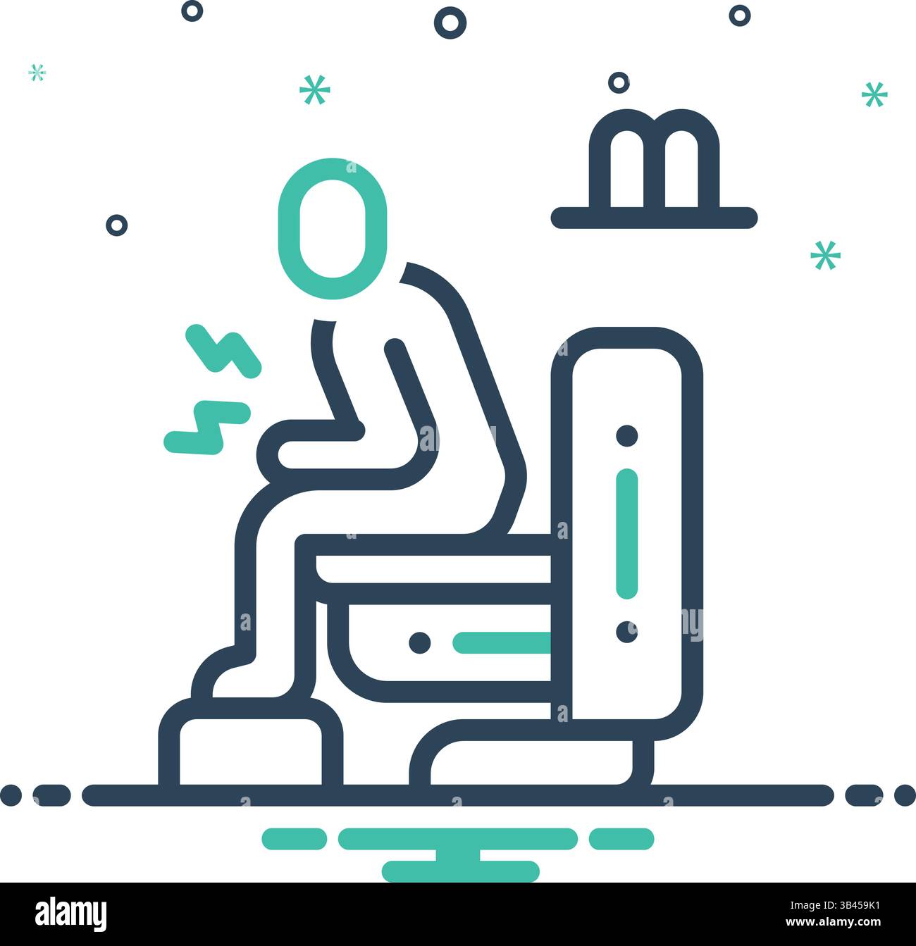 Icon for diarrhea, unwell Stock Vector Image & Art - Alamy