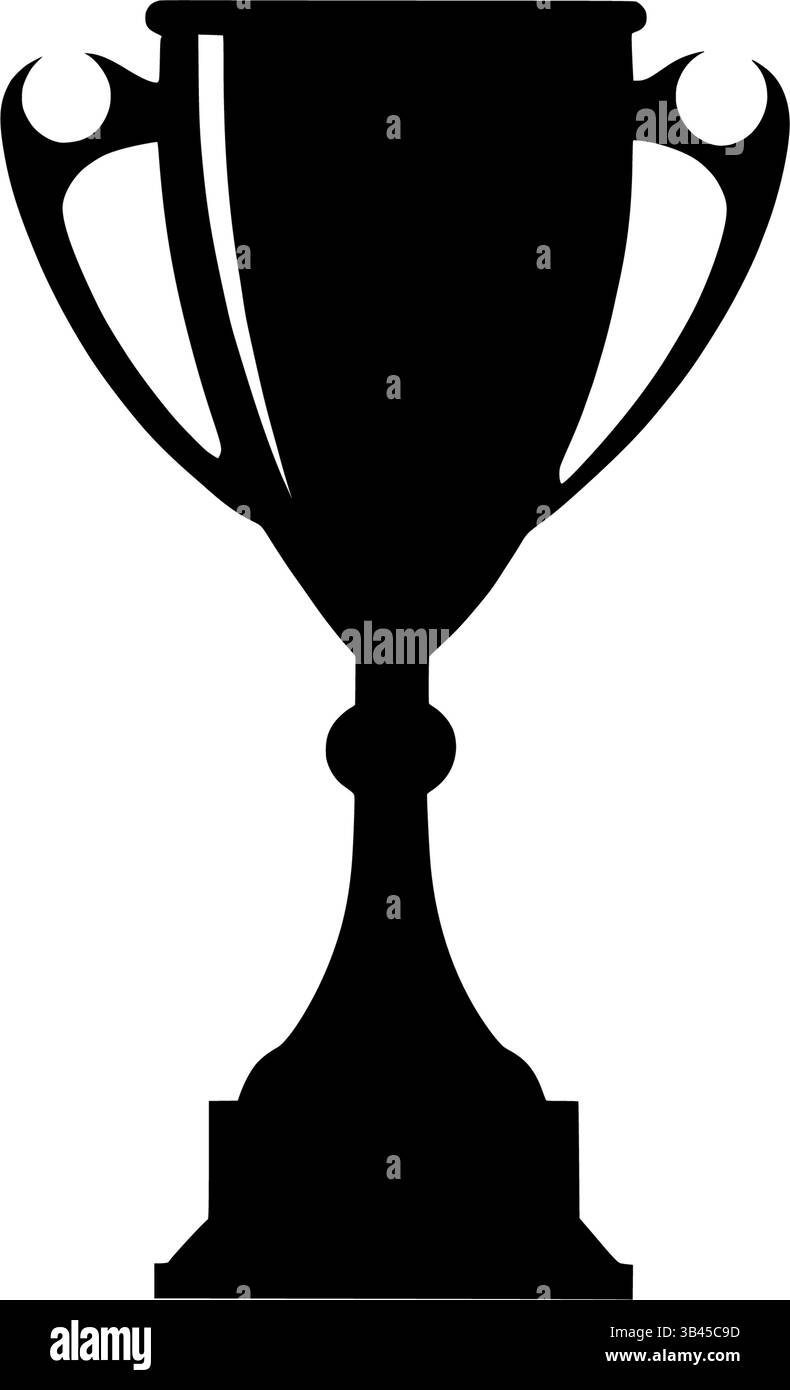 Trophy award icon vector illustration symbol of win achievement success ...