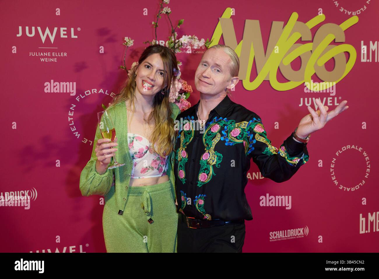Stefanie Wermeling und Rapper Romano - Grand Opening des W66 im Museum ...