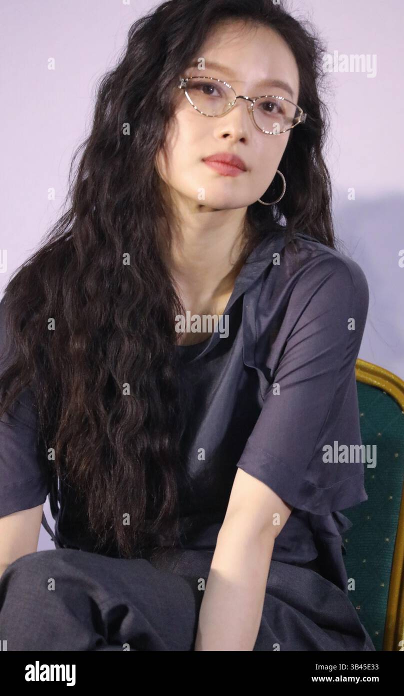 Chinese actress Ni Ni attends an activity in Beijing, China, 27 April ...