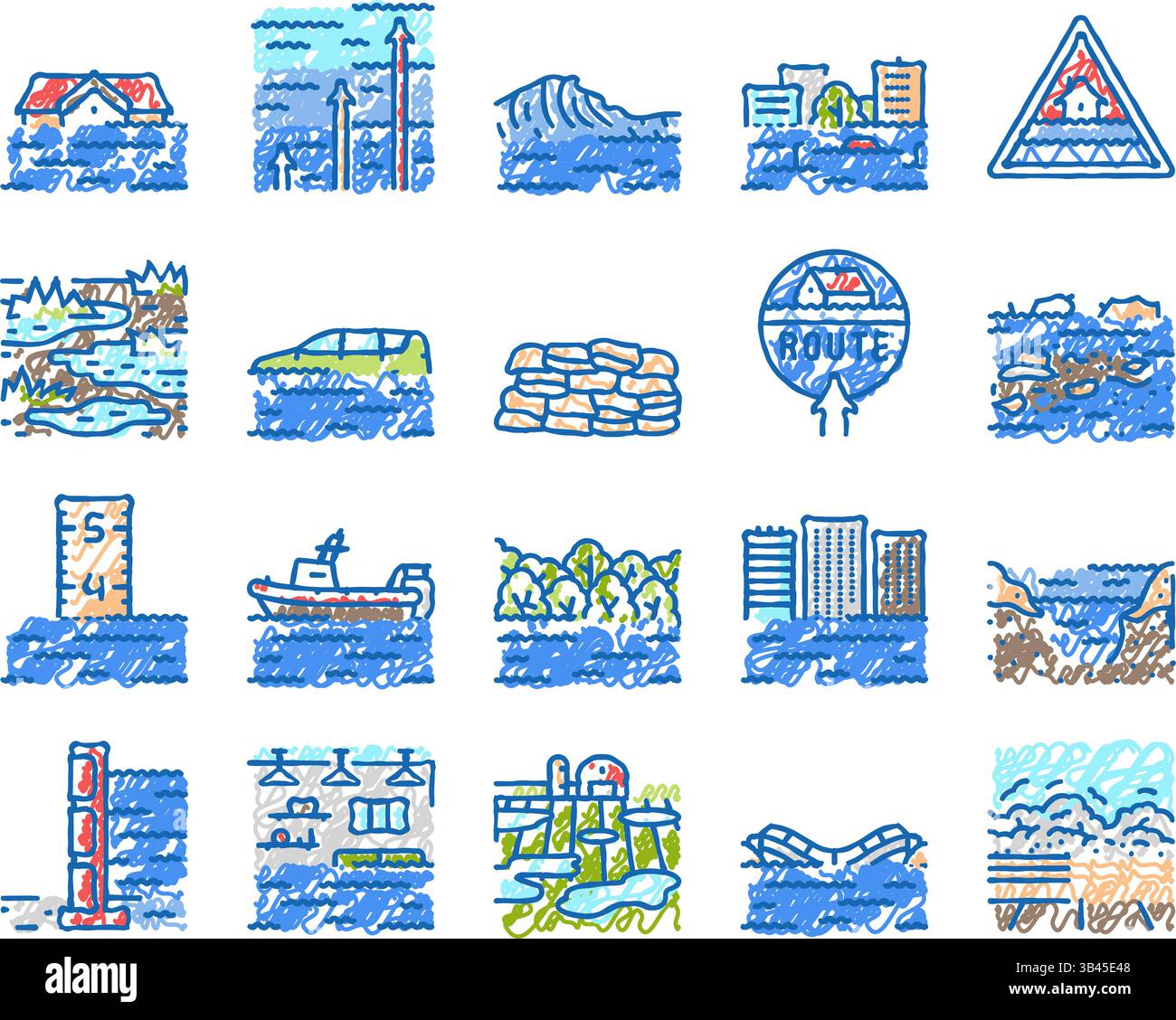 Flood drainage Stock Vector Images - Alamy