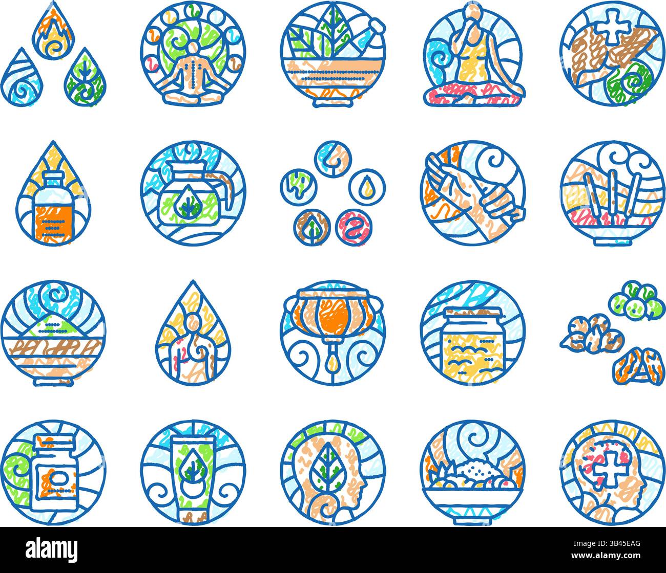 Pitta dosha Cut Out Stock Images & Pictures - Alamy