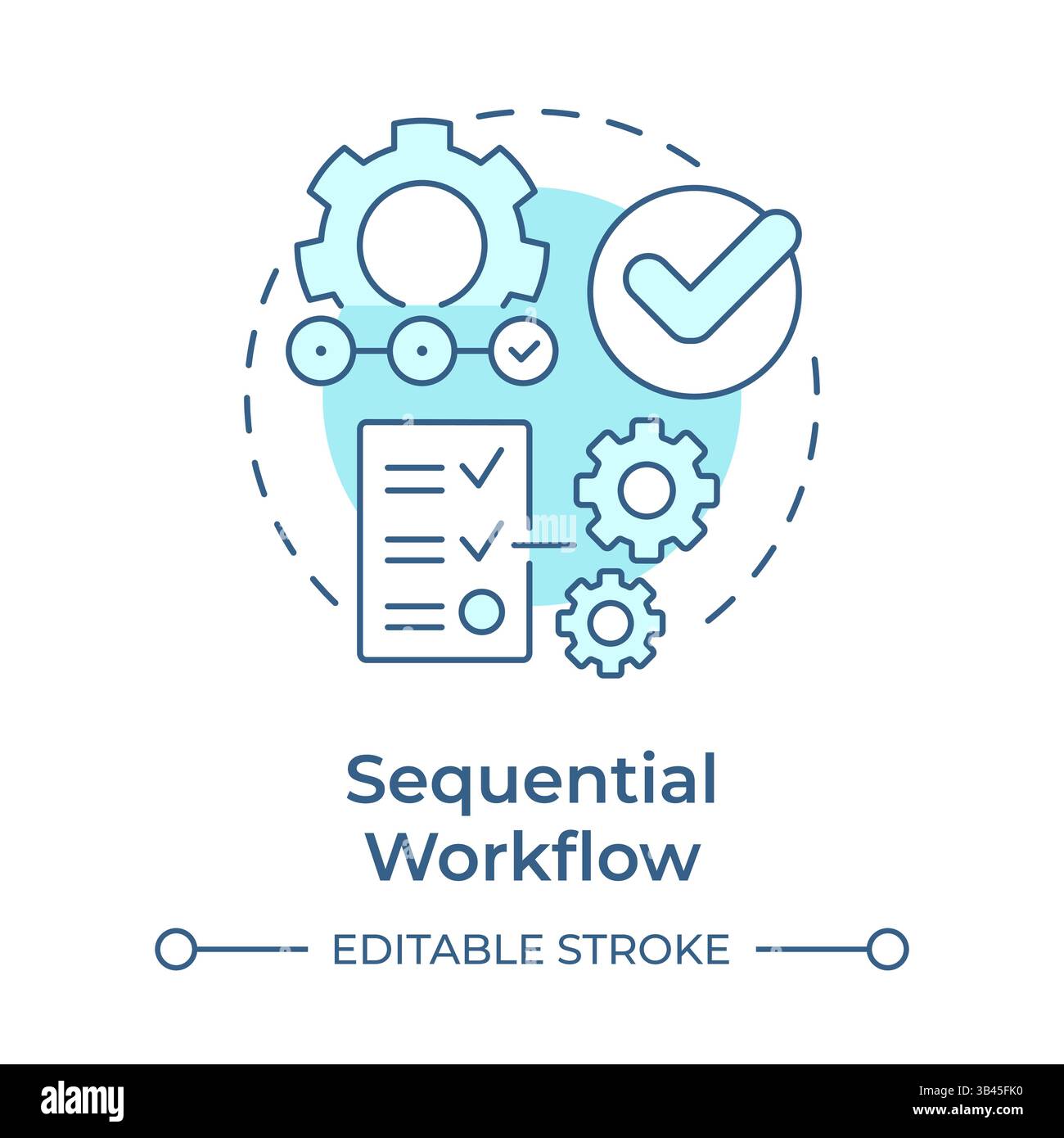 Sequential process background Stock Vector Images - Alamy