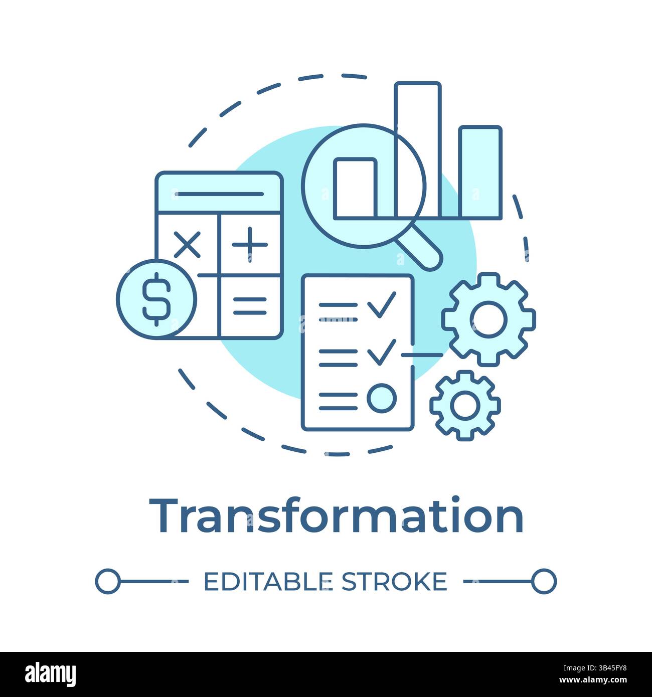 Transformation efficiency Stock Vector Images - Alamy