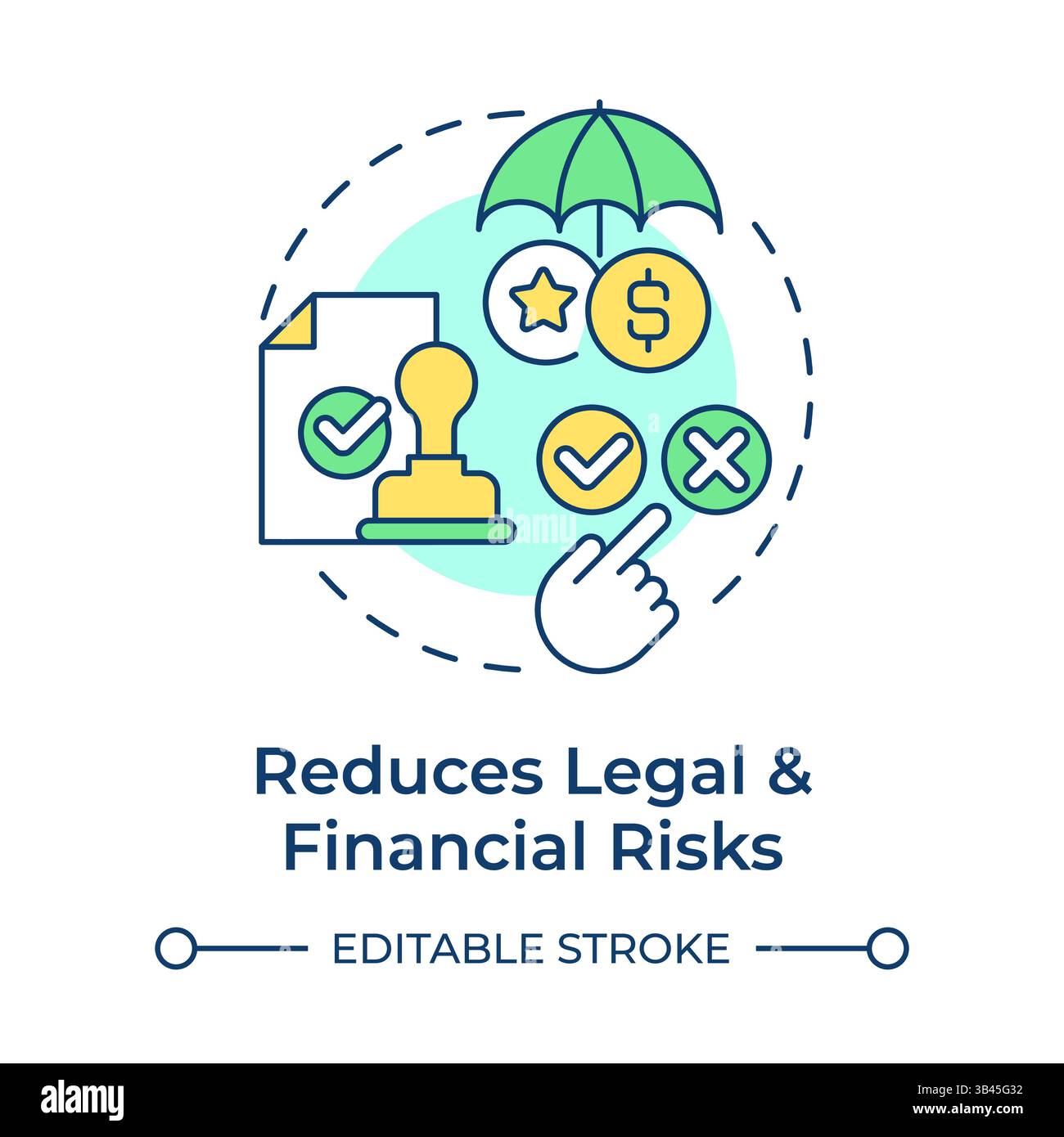 Legal permissions Stock Vector Images - Alamy