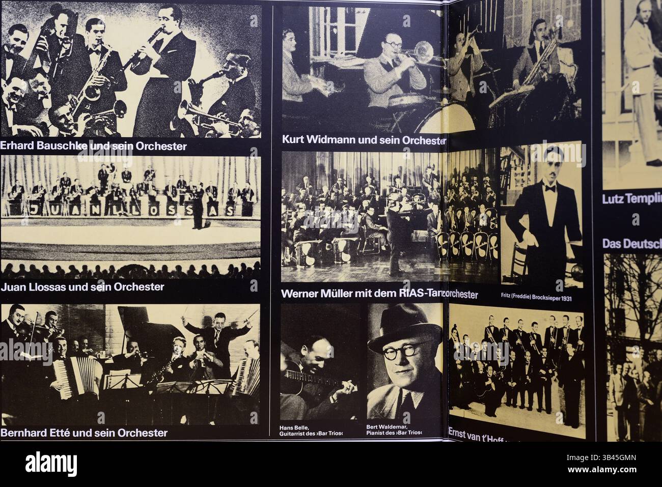 Vintage vinyl record cover, Various, The Great Dance Orchestras 1930 ...