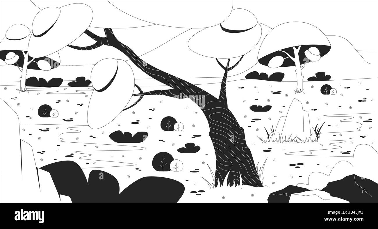 African grassland people Stock Vector Images - Alamy