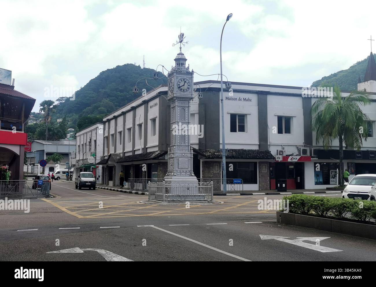 Victoria, Seychelles. 11th Mar, 2025. The historic Victoria Clock Tower ...