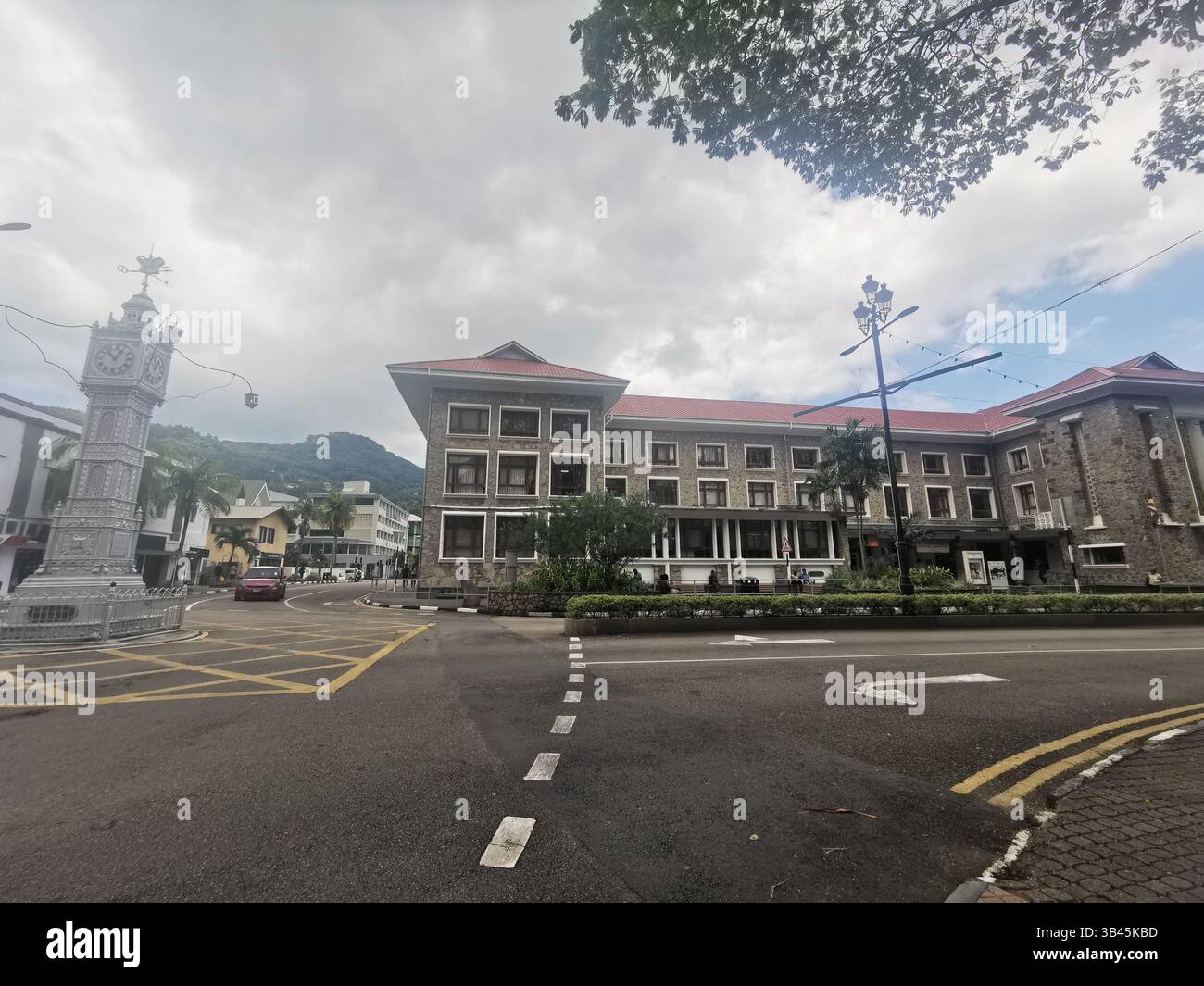 Victoria, Seychelles. 11th Mar, 2025. The historic Victoria Clock Tower ...