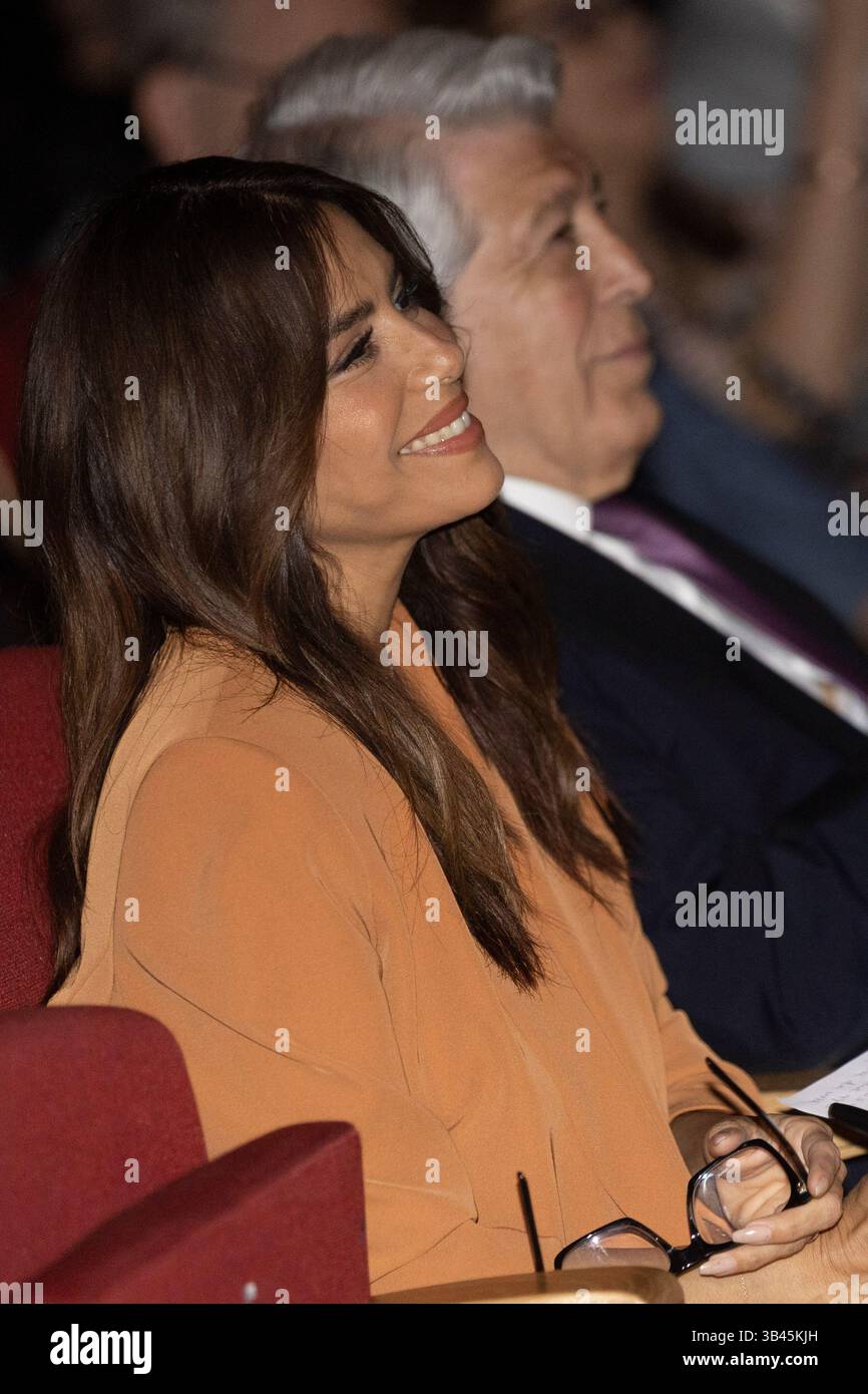 Madrid, Spain. 26th Apr, 2025. Eva Longoria and Enrique Cerezo attend ...
