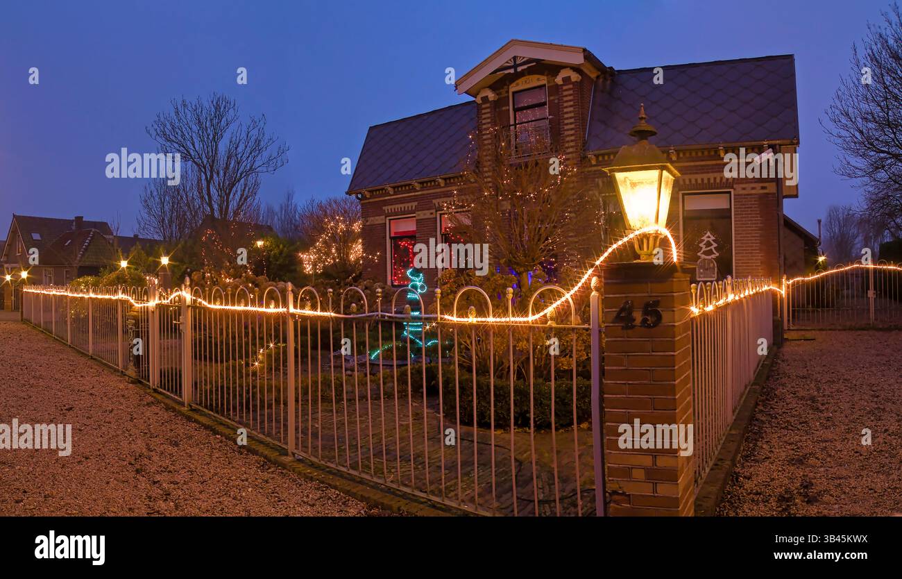 Christmas illumination, Den Ilp, , Noord-Holland, Netherlands, Rene van ...