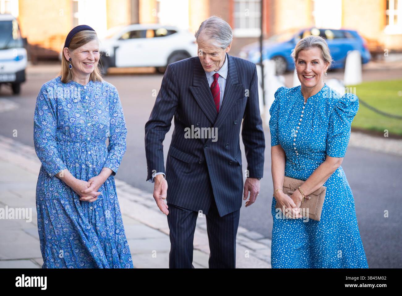 The Duchess of Edinburgh is welcomed by the Governor of the Royal ...