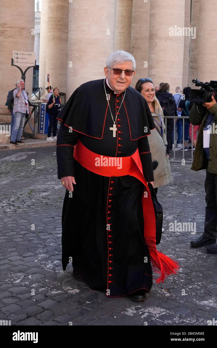 Canadian Cardinal Thomas Christopher Collins arrives for a college of ...