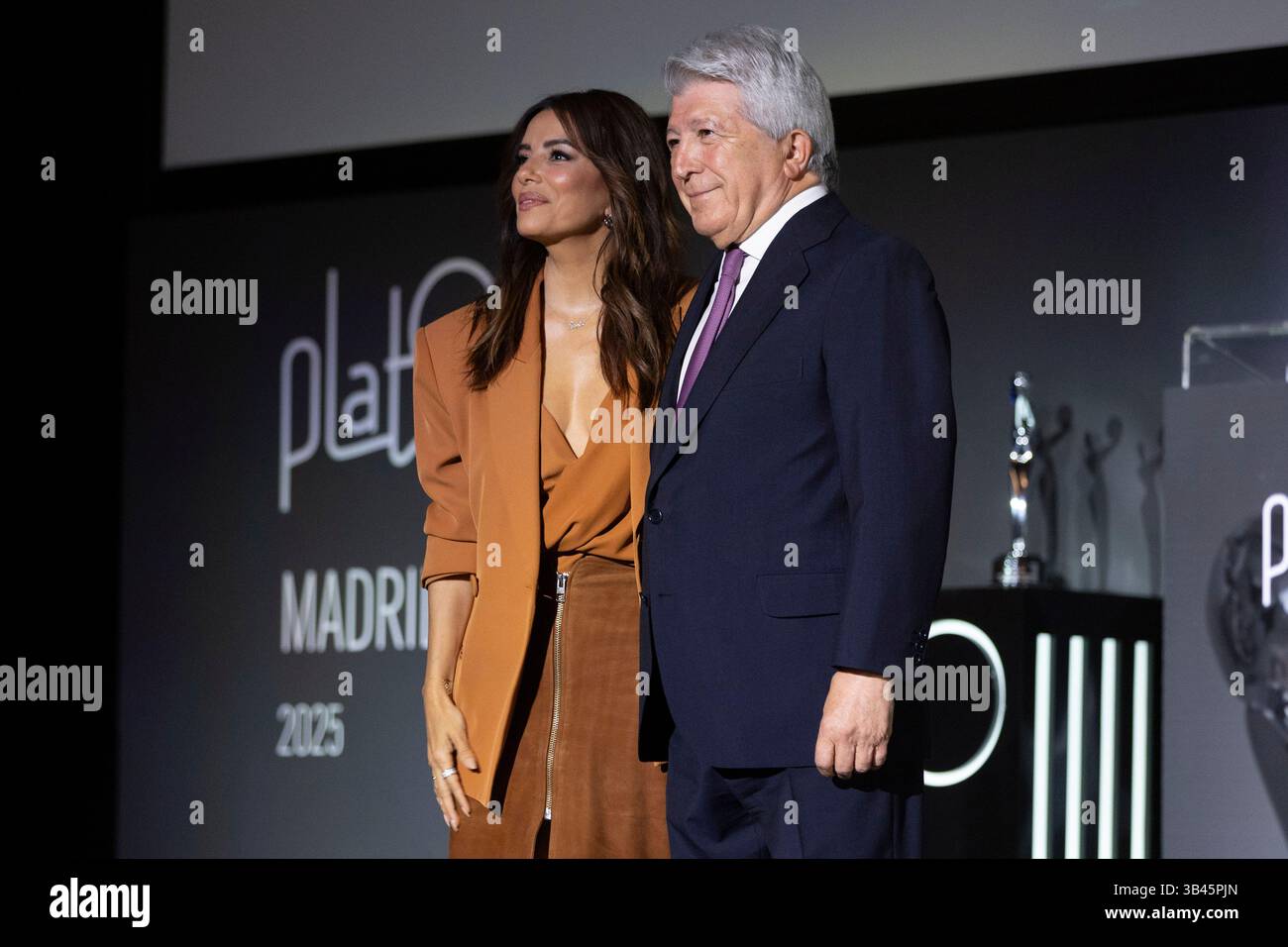 Madrid, Spain. 26th Apr, 2025. Eva Longoria and Enrique Cerezo attend ...