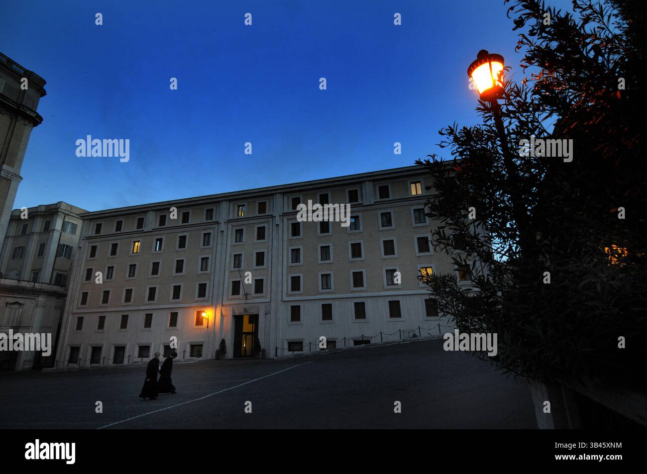 The Santa Marta Residence at the Vatican on March 2013. In a display of ...