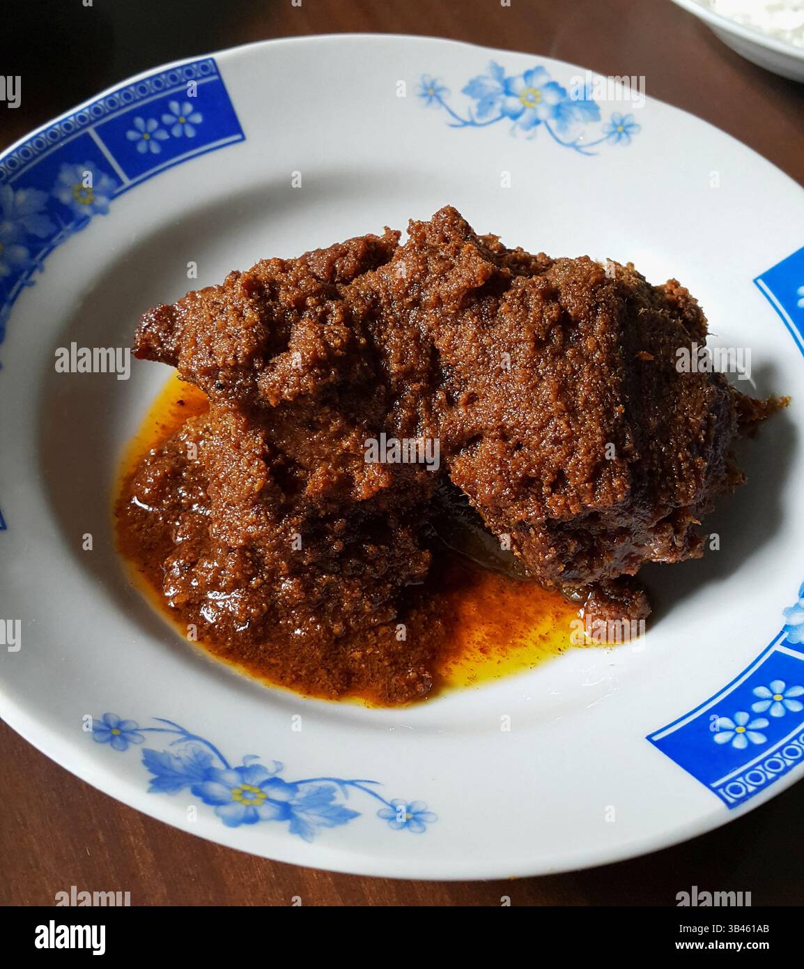 Beef Rendang, or Rendang Sapi. Indonesian food from West Sumatra served ...