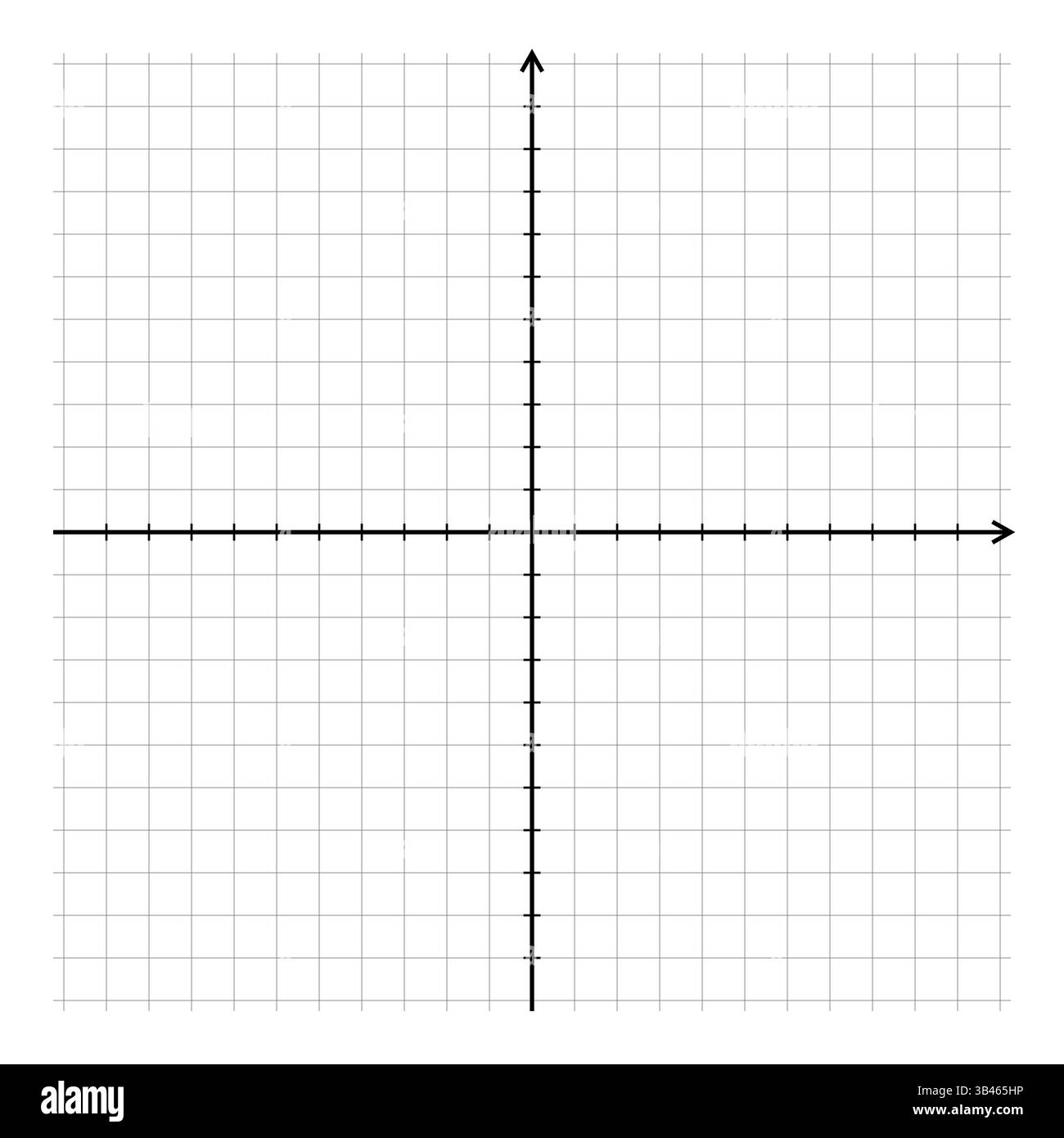 Black X And Y Axes On A Square Grid Background Stock Vector Image And Art Alamy