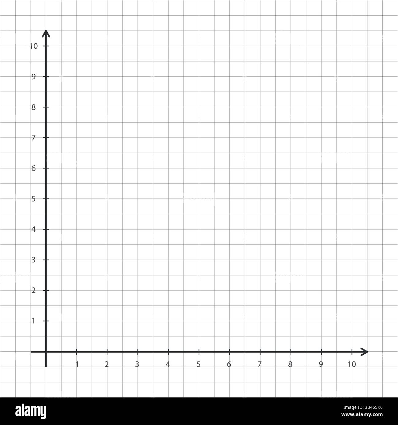 Horizontal and vertical black axes on a white grid Stock Vector Image ...