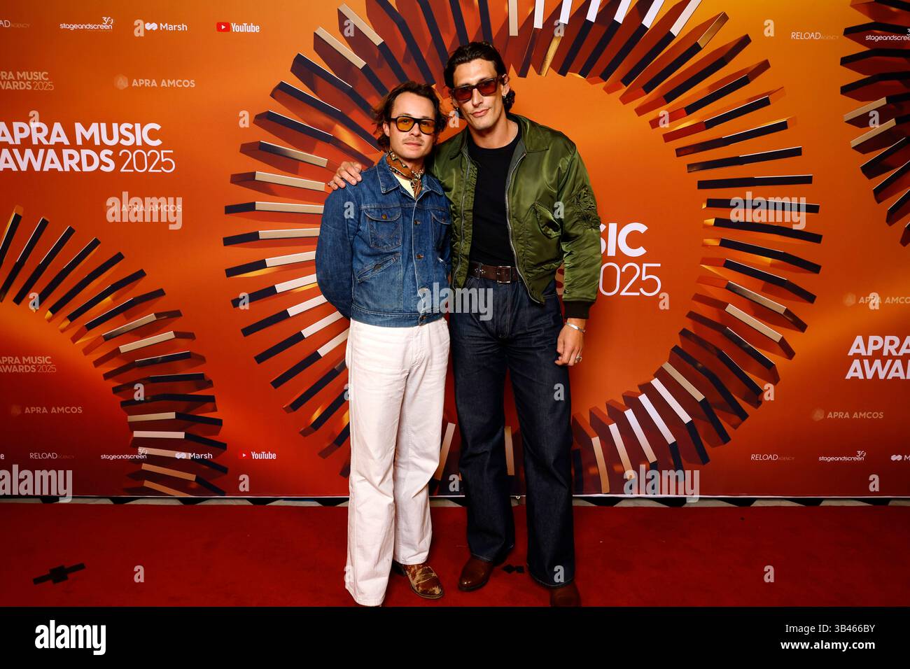Melbourne, Australia. 30th Apr, 2025. (L to R) Nathan Hawes and Don ...