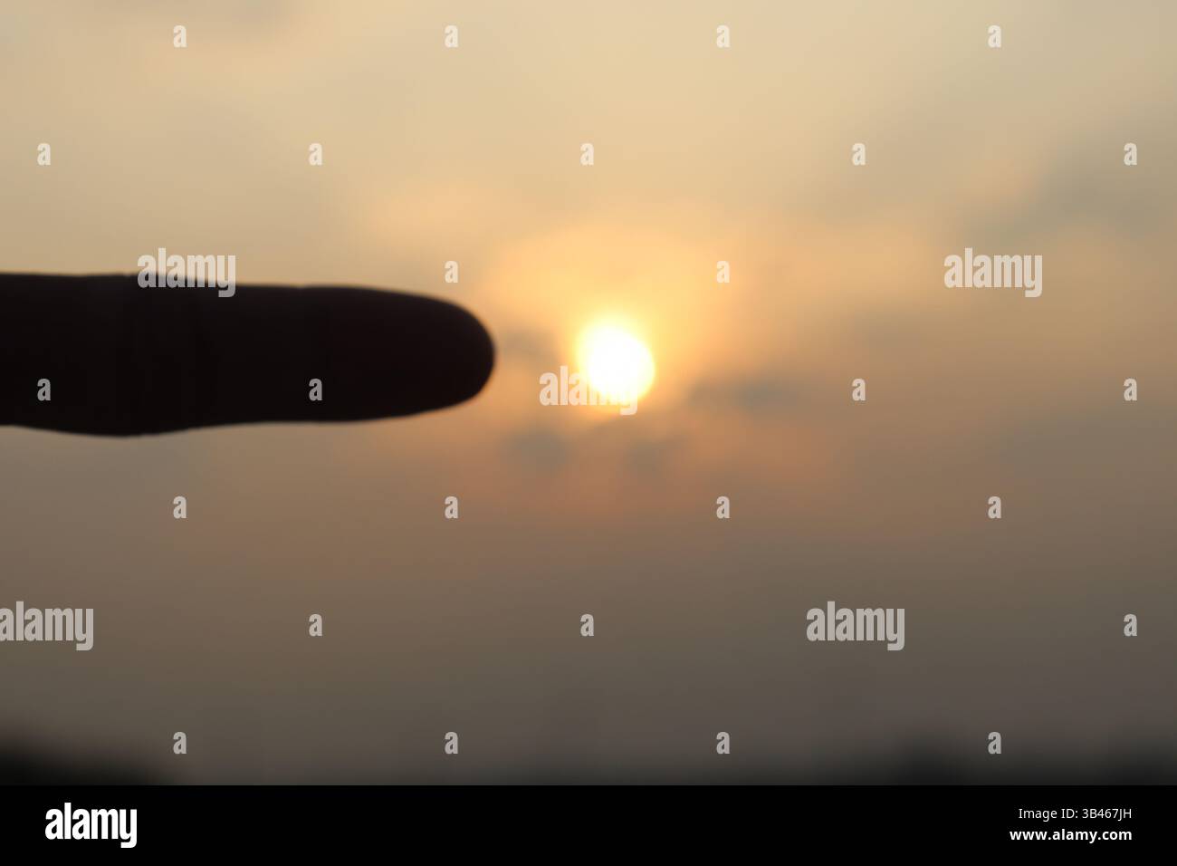 Captured shot finger silhouette hi-res stock photography and images - Alamy