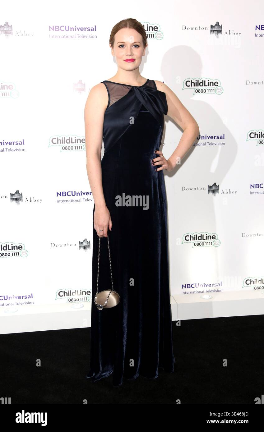 Cara Theobald at The Downton Abbey ChildLine Ball held at the Savoy in ...