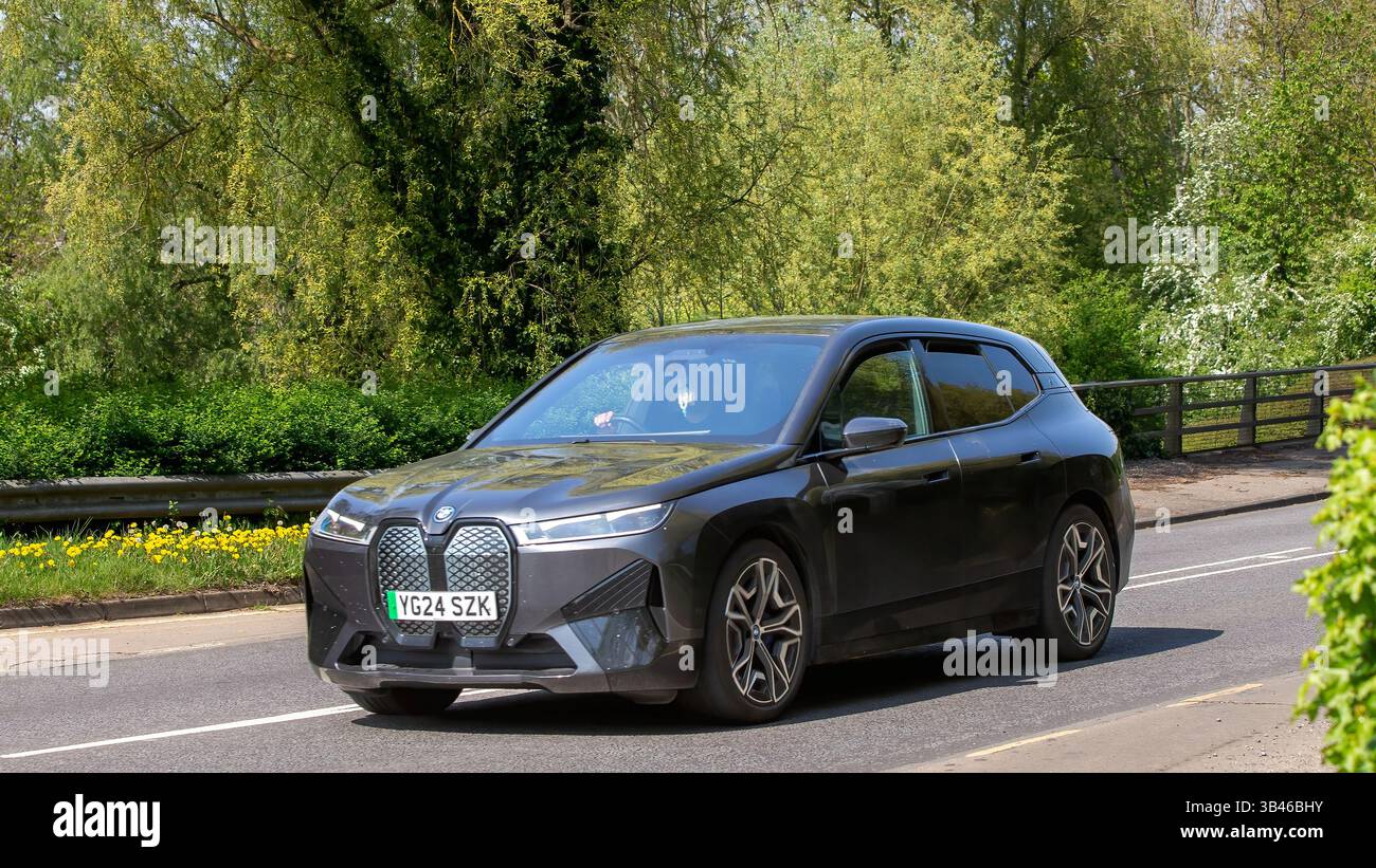 Milton Keynes,Bucks.,UK - April 27th 2025: 2024,BMW Ix Xdrive50 M Sport ...