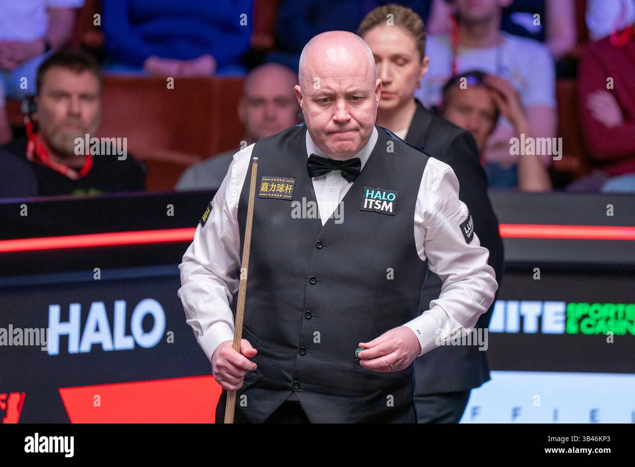 Sheffield, UK. 30th Apr, 2025. John Higgins during the 2025 Halo World ...