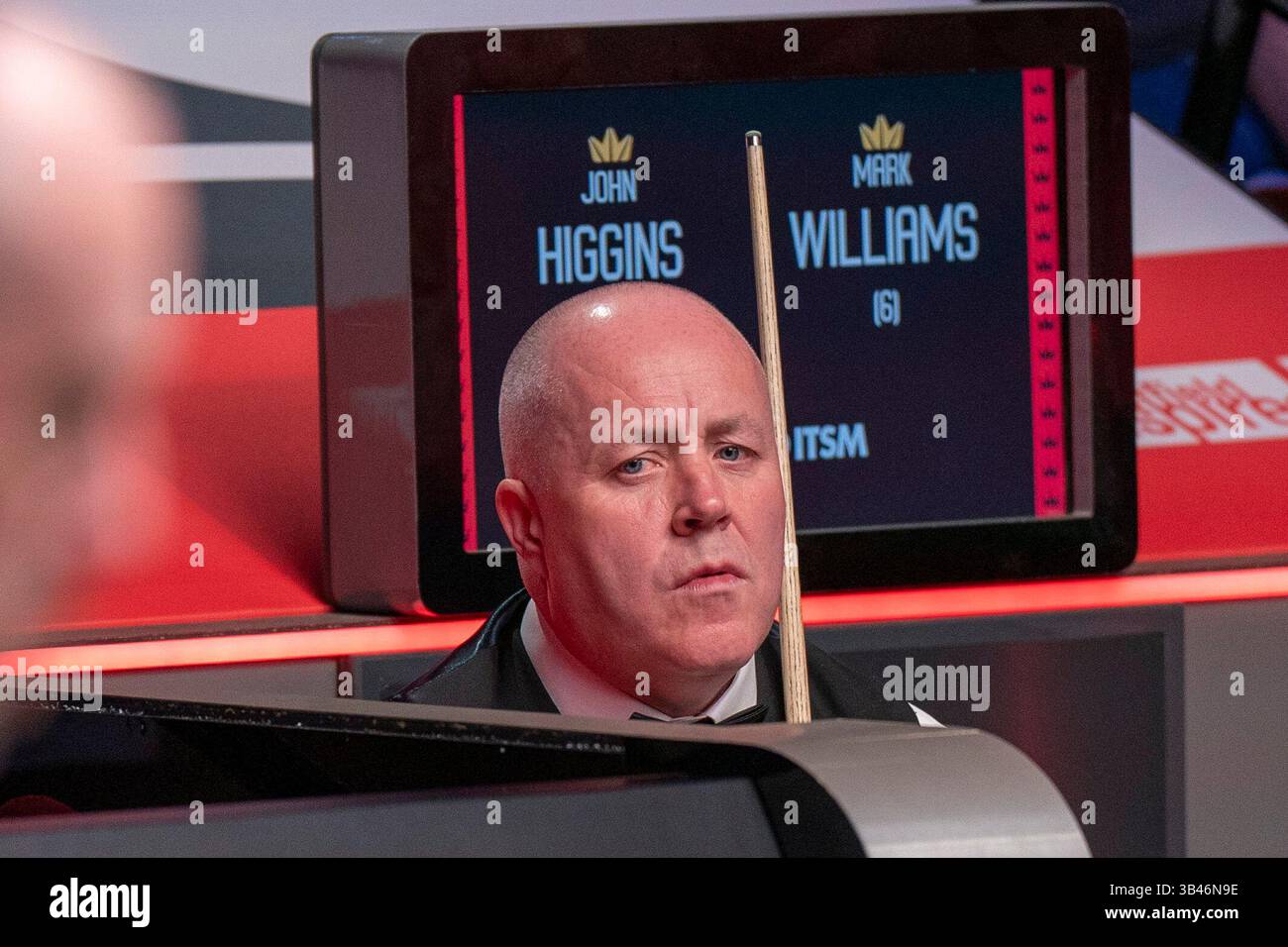 Sheffield, UK. 30th Apr, 2025. John Higgins during the 2025 Halo World ...