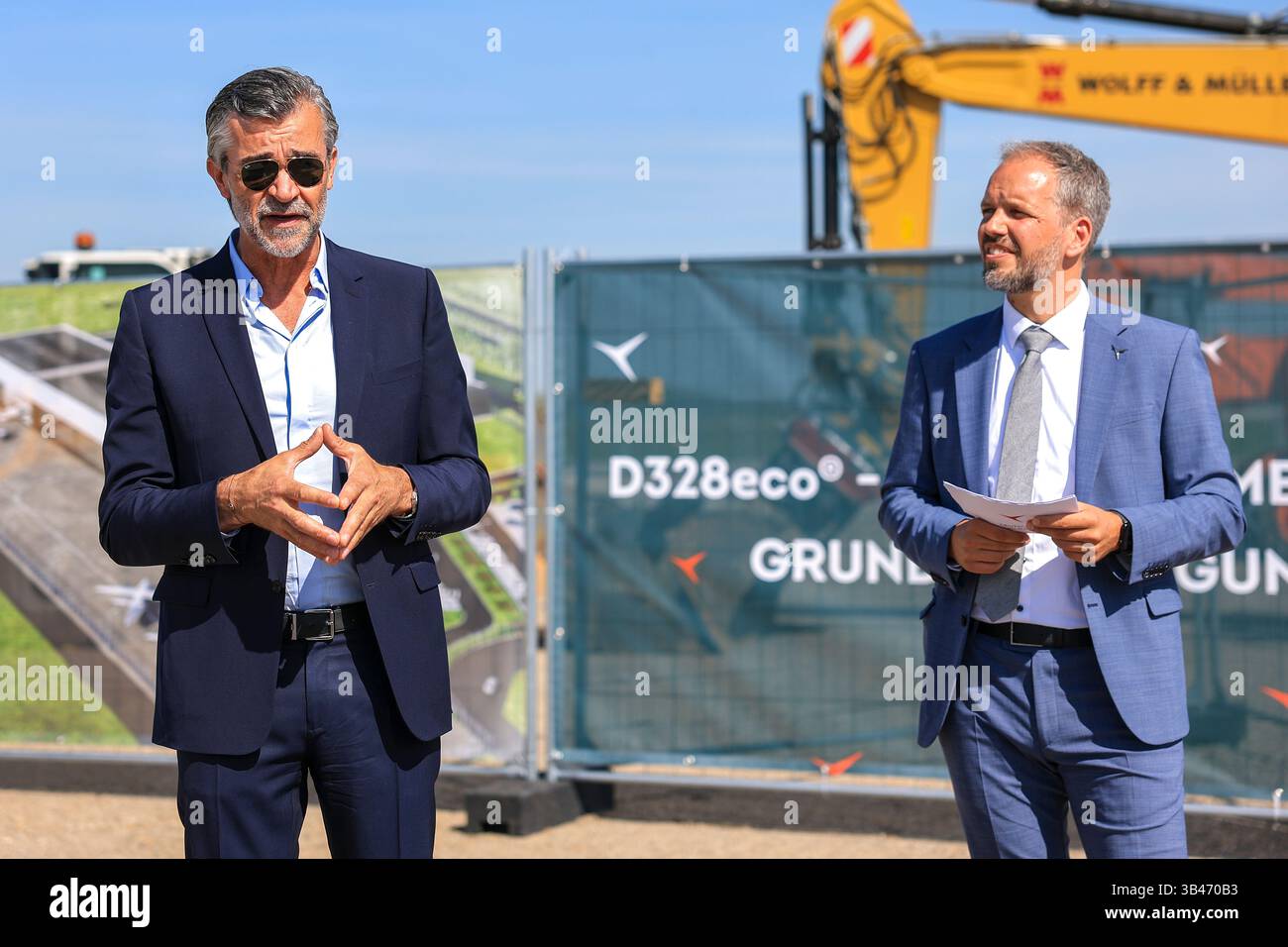 Schkeuditz, Germany. 30th Apr, 2025. Yves Weerts (l), CEO and President ...