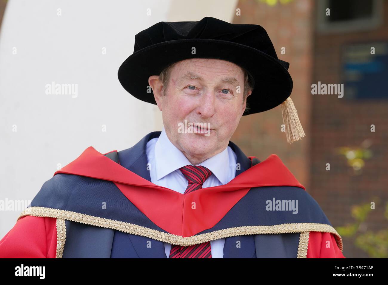 Former Taoiseach Enda Kenny arrives at Dublin City University (DCU ...