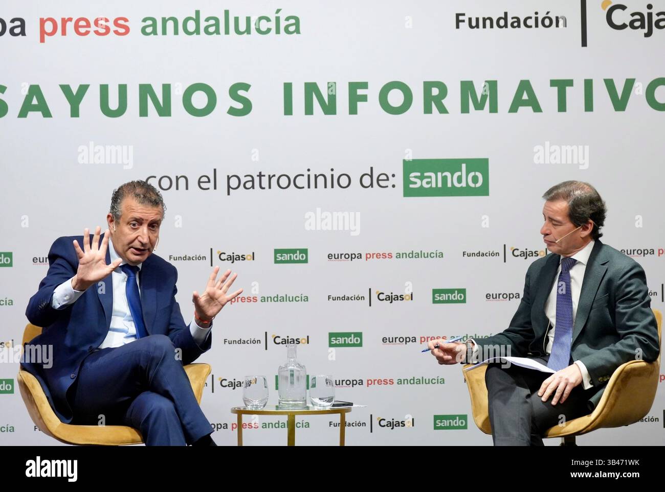 The president of the Provincial Council of Seville and provincial secretary of the PSOE, Javier ...